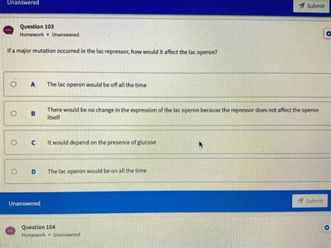Solved Question 104 Homework Unanswered Which Types Of