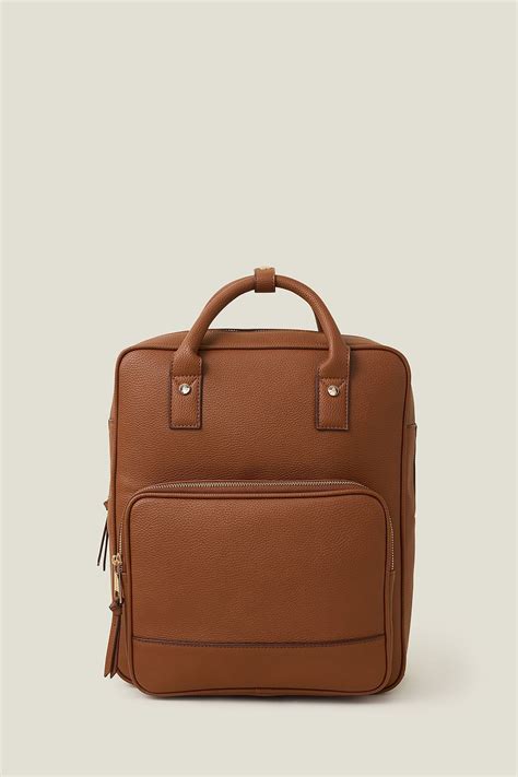 Buy Accessorize Brown Pocket Handle Backpack from the Next UK online shop