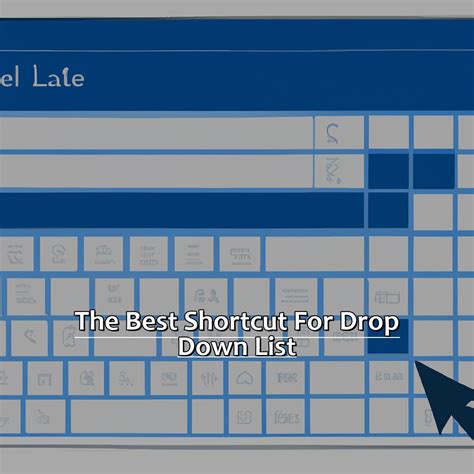 The Best Shortcut For Drop Down List In Excel Anders Fogh