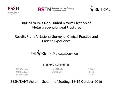 Pdf Buried Versus Non Buried K Wire Fixation Of Metacarpophalangeal Fractures Results From A