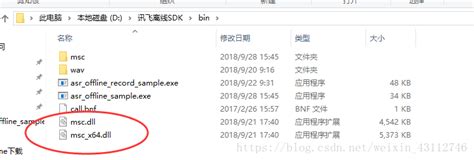 手把手的操作——用java调用科大讯飞的离线语音识别dll实现离线识别（jna实现）（一）科大讯飞离线包sdk包 Csdn博客
