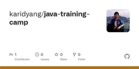 GitHub Karidyang Java Training Camp
