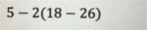 solved 5 2 18 26