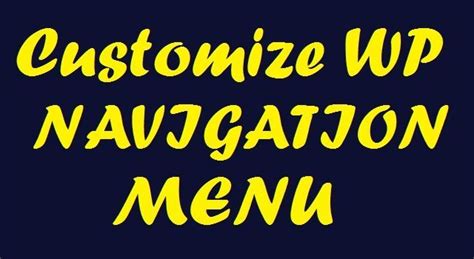 How To Customize Wordpress Header Navigation Bar Wparena
