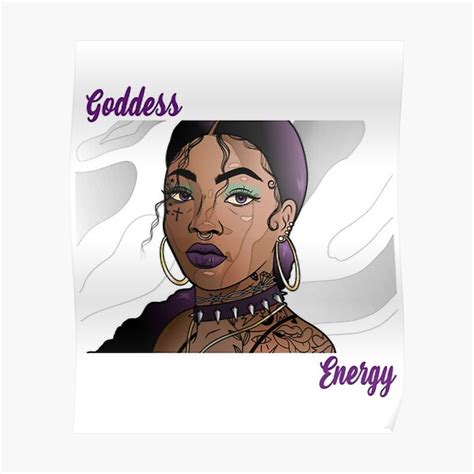 Goddess Energy Poster For Sale By Poetree Corner Redbubble