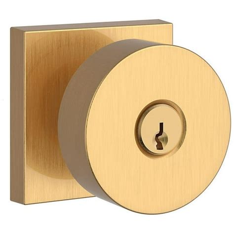 Baldwin Enconcsr Contemporary Single Cylinder Keyed Entry Door Knob