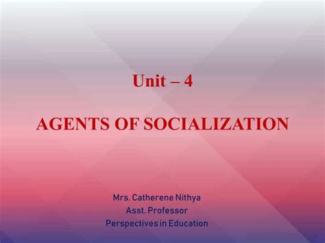 Agents Of Socialization Ppt
