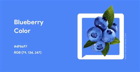 Blueberry Color Hex Code 4f86f7