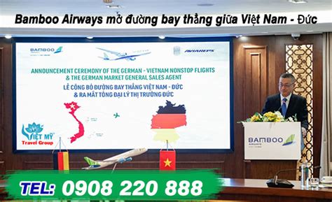 Bamboo Airways mở đường bay thẳng giữa Việt Nam Đức Vé Máy Bay Giá