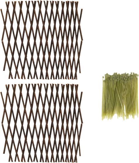 Wooden Trellis Expandable Plant Trellis Privacy Fence Artificial Hedge