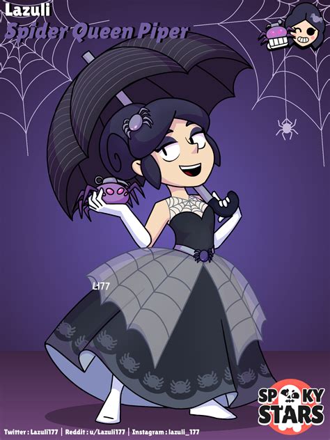 Spider Queen Piper Brawl Stars By Lazuli177 On Deviantart