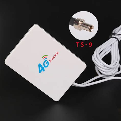 G Antenna LTE Router Antenna High Gain Aerial Double Slider TS Connector Meter Wire For