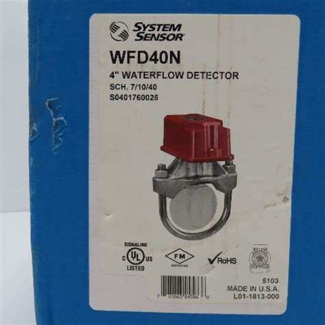 System Sensor Wfd N Vane Type Water Flow Detector Nema Enclosure