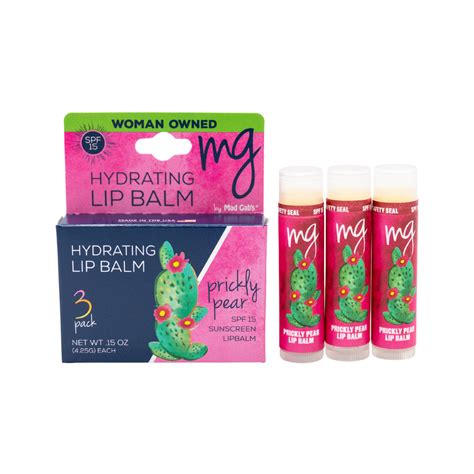 Mg Signature By Mad Gabs Organic Prickly Pear Spf 15 Hydrating Lip