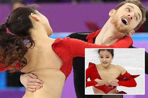 South Korean Figure Skater Yura Min Suffers Wardrobe Malfunction As Her