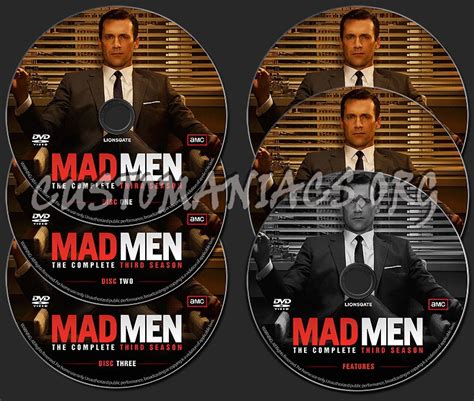 Mad Men The Complete Third Season Dvd Label Dvd Covers And Labels By