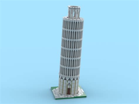 Lego Moc Leaning Tower Of Pisa By Serenity Rebrickable Build With Lego