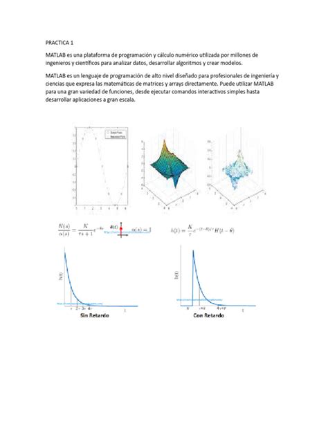 Practicas De Sistemas De Control Pdf Matlab Programación De