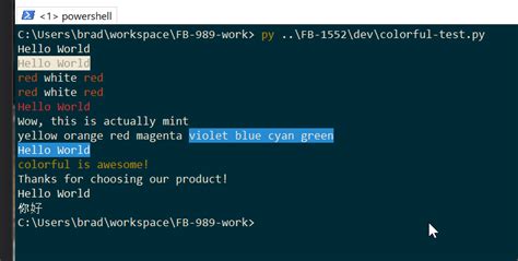 Does Not Work Under Windows 10 Cmd Powershell Or Conemu · Issue 27 · Timofurrercolorful · Github