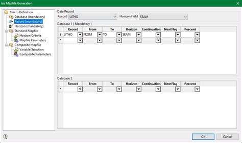 Vulcan Geology Drilling Utilities Mapfile Build Macro Record