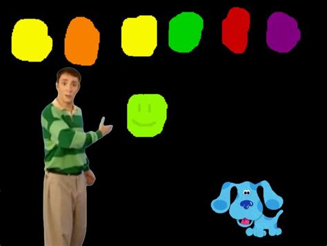 Blues Clues Colors Everywhere Book Steves Version 3 Blues Clues