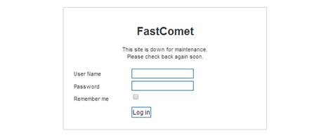 Joomla Guide Enable Maintenance Mode FastComet
