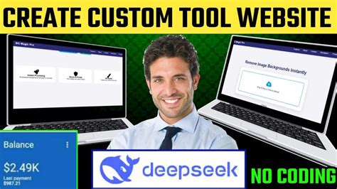 🚀 Create Any Custom Tool Websites With Deepseek Ai And Earn With Adsense No Coding Required