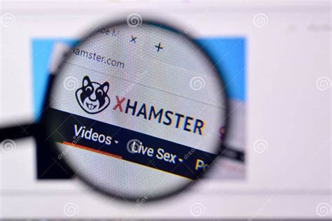 Page D'accueil Du Site Internet De Xhamster Sur L'écran Du Xhamstercom D'URL De PC Image stock ...