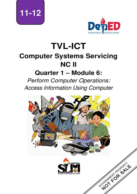 Edited SLM SHS 11 TVL CSS NCII Q1M6 PCO LO3 Final TVL ICT Computer