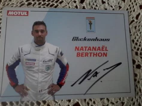 Carte Dedicacee 24h Du Mans 2023 Glickenhaus N709 Berthon Eur 2 00