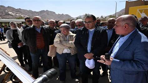 رئيس الوزراء يتفقد مشروع التجلي الأعظم في سانت كاترين مصراوى