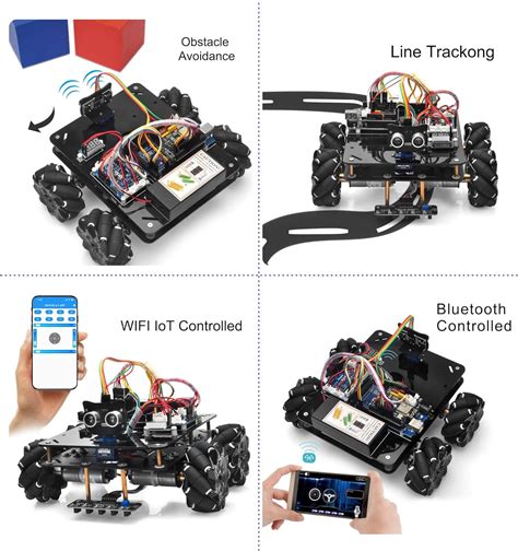 Osoyoo Mecanum Wheels Robotic Car Kit For Arduino Sri Lanka Ubuy