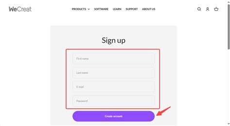 Register A WeCreat Account WeCreat Support