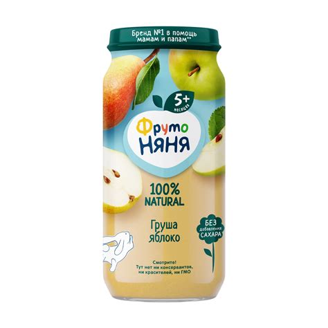 Купить пюре фрутоняня яблоко груша 250г с доставкой на дом в магазине SPAR