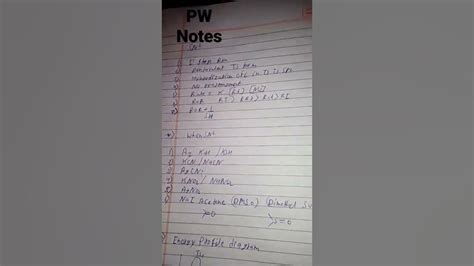 Pw Notes Youtube