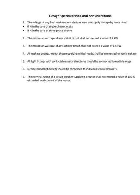 Solved Design Specifications And Considerations SolutionInn