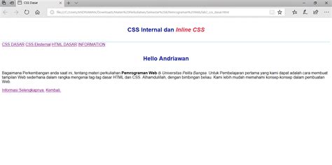 GitHub Andriawan1 Lab2Web Tugas PerkuliahAN PEMROGRAMAN WEB Part2