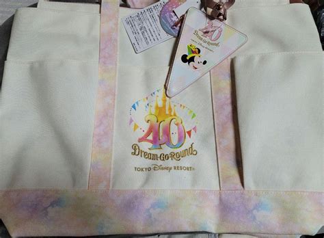 ディズニー 40周年 トートバッグ Dreamgoround メルカリ