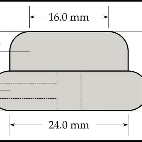 Cross Sectional Electrode Schematic Surfaces Have A Flatness Tolerance