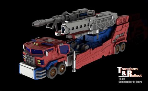 Transform And Roll Out TR 02 Commander Of Stars Cybertron Optimus