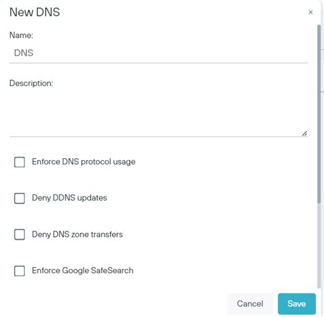 configuring dns protocol security