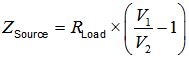 Measuring Input Impedance And Calculating Output Impedance Calculation