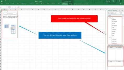 say no to export data yes to analyze in excel power bi and excel can talk radacad