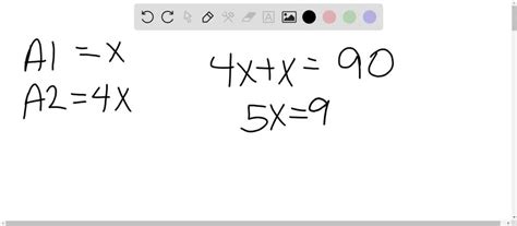 ⏩solvedfind The Measure Of An Angle Whose Complement Is Four Times