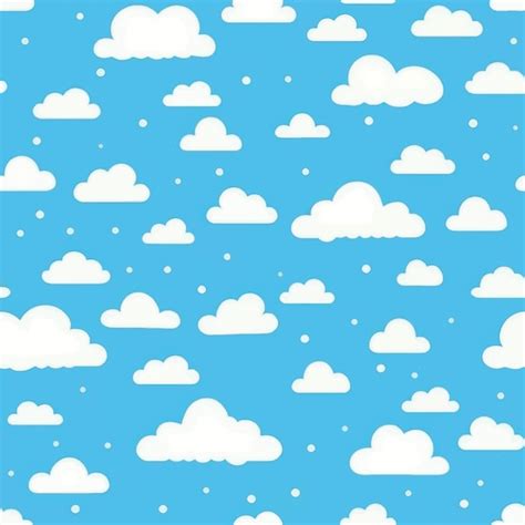 Premium Vector Playful Sky Pattern Design