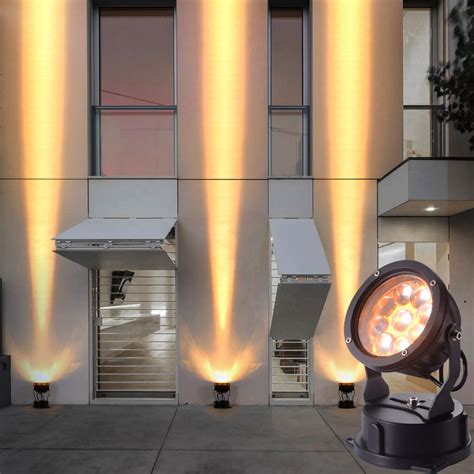 一束光聚光灯led外墙射灯远程投光灯光柱灯户外防水强光灯洗墙灯虎窝淘