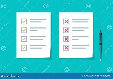 Dos And Dont Advice Notice Paper Icon Vector Pros And Cons Checklist