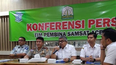 Pemerintah Aceh Berikan Pemutihan Denda Tunggakan PKB Dan Bebas BBNKB
