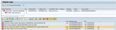 Solved Could Not Create Header Data Delivery In Sap Ewm S Sap Community