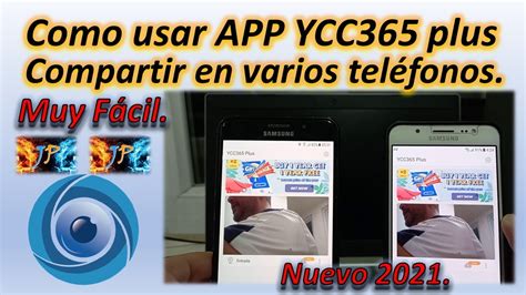 Como Usar App Ycc365 Plus Y Compartir Cámara Wifi En Varios Teléfonos